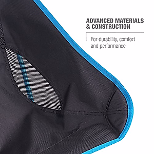 Helinox Chair Two Ultralight, High-Back, Collapsible Camping Chair, Black, with Pockets