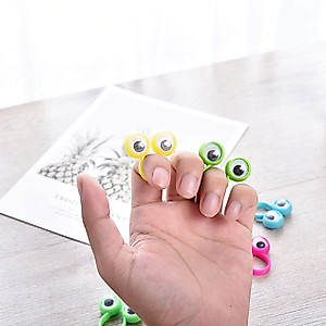 Eye Finger Puppets Googly Eye Finger Puppets Wiggly Eyeball Finger Puppet Rings Eye Finger Toys Party Favors A Pack of 60