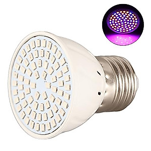 Full Spectrum Grow Light, 36W LED Grow Light Bulb -52 Red + 20 Blue AC220V 72 LEDs SMD2835 Plants LED Lamp Bulbs for Small Grow Box, Grow Tent, DIY Hydroponics, Bonsai, Garden etc