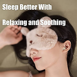 Loluka Ultra Stable Connection Push Cover Design Bluetooth Earbuds Sleep Headphones True Wireless Invisible Bluetooth Earbuds Noise Block Technology Comfortable Design