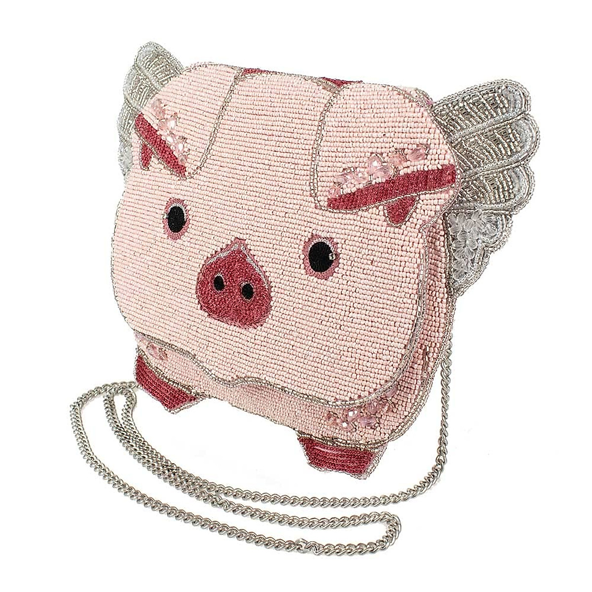 Mary Frances When Pigs Fly Crossbody Clutch
