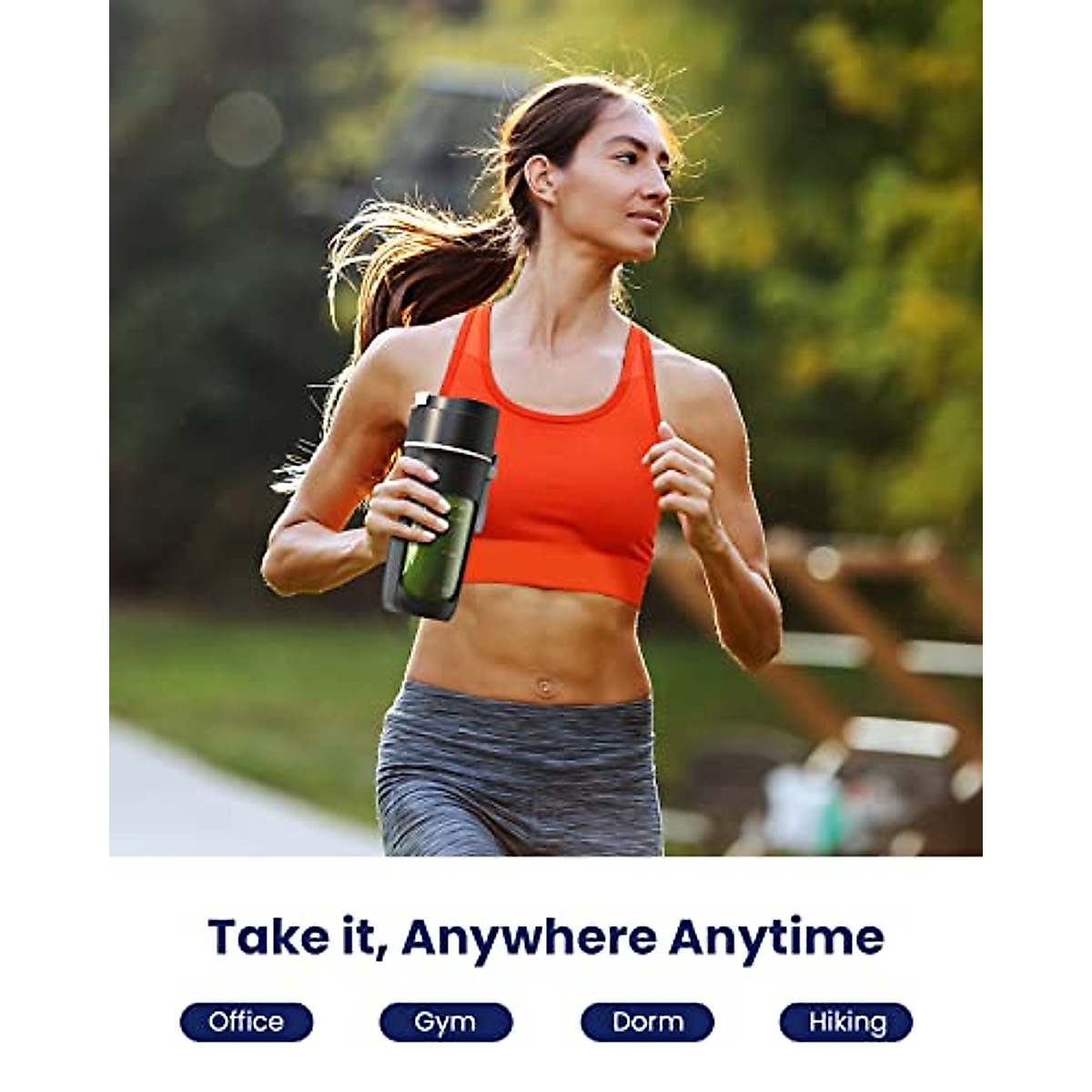 Elechelf Portable Blender for Shakes and Smoothies,Travel Blender USB Rechargeable,Cordless On the Go Blender,Personal Blender,Mini Blender,Small Blender ,Fast Fresh Juice Blender, Matte Black 12 oz 10 Blades