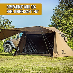OneTigris 2 Person Mesh Tent, 3 Openings Screen Shelter with Waterproof Bathtub Floor for Outdoors Camping Lightweight Backpacking Thru-Hiking Travel Patio