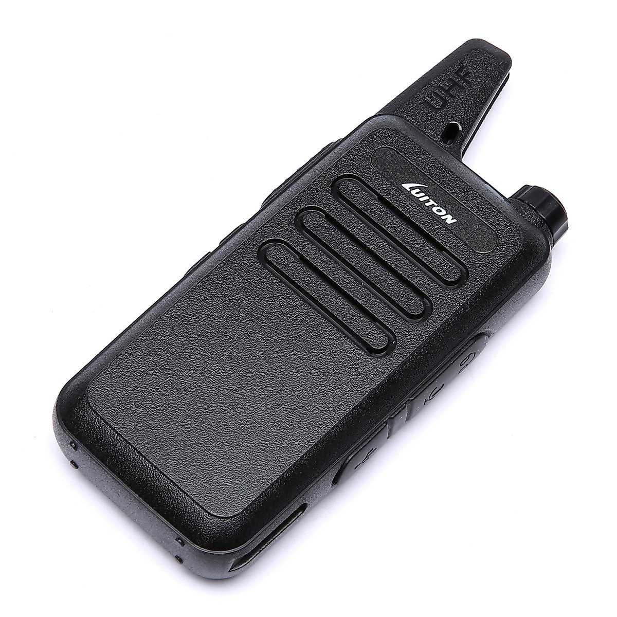 Walkie Talkies LT-316 GMRS Outdoor Camping Hiking Hunting Uhf Mini Walkie Talkies 3 Watts Output 5-10 Miles Range Micro USB Charging Amateur Two Way Radio (Pair) (Black)