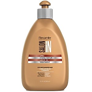 Recamier Professional Salon'IN Hydra Repair Leave-On Treatment For Dry Hair | Crema Para Peinar Cabello Reseco y Quebradizo 10.1 Uunce 300 Gram by