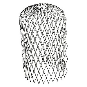 MNTT Gutter Guard,Flexible Aluminum Colanders Leaf Drains Debris Strainer Guard Filters Roof Gutter Drain Net Cover(1pc)