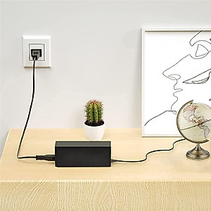 Guy-Tech 24V AC/DC Adapter Compatible with Magnetic Stripe Card Stripe EasyIDea Reader Encoder Msr609 Msr705 Msr805 Msr900 Msr606 Msr605 Msr206 Msr-9 Msr905 Msr905h Msre206 (Barrel Round Plug Tip)