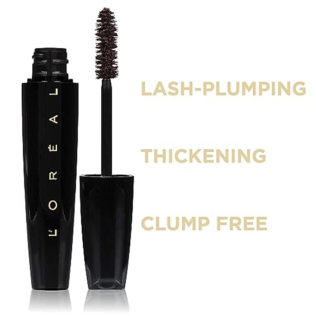 L'Oreal Paris Makeup Voluminous Extra Volume Collagen Plumping Mascara, Blackest Black, 0.34 fl; oz.