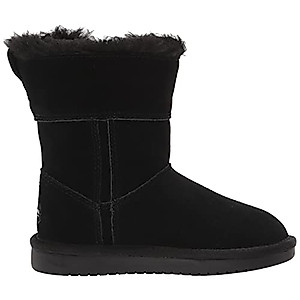 Koolaburra by UGG Unisex-Child Aribel Short Boot, Black, 5 Toddler US