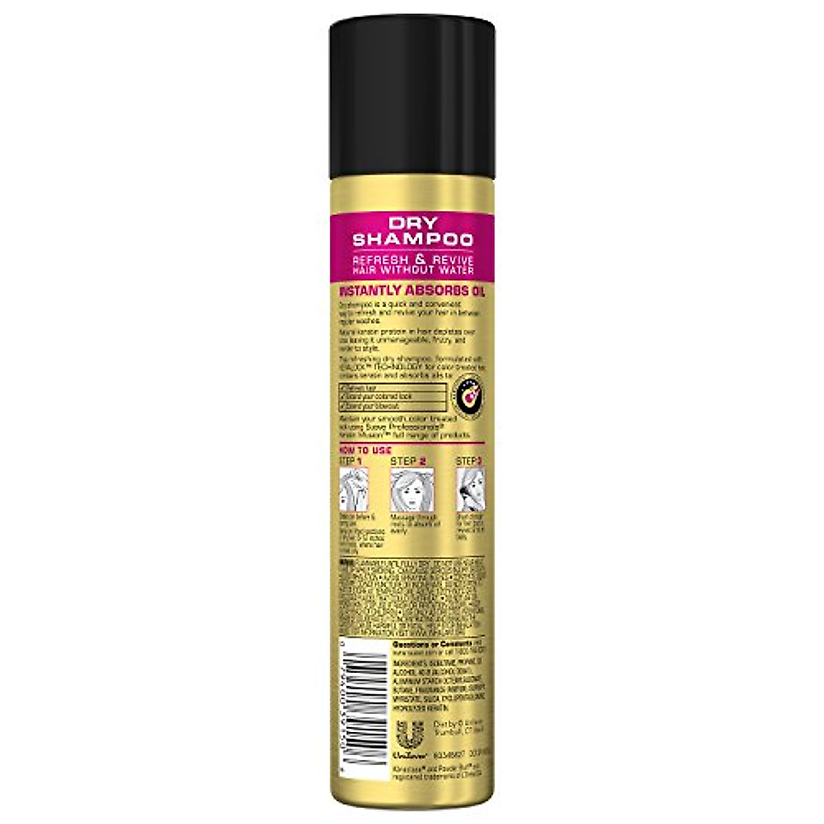 Suave Professionals Color Care Dry Shampoo, Keratin Infusion, 4.3 oz