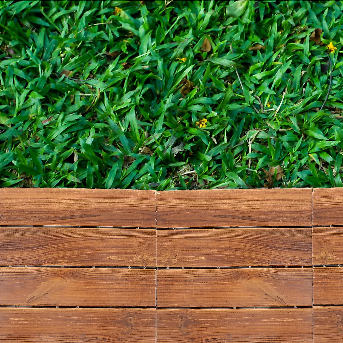 Home Decor Self-Assemble Interlocking Floor Interlocking Deck Tile Patio Deck Tile Interlocking Floor for Home Interlocking Flooring Tiles Interlocking Tile Outdoor Wooden Rugs