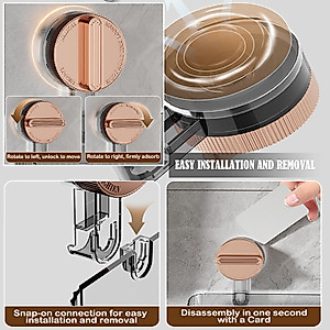 Willimp Suction Cup Corner Shower Caddy 5 Pack Shower Shelf for Inside Shower Corner Shower Shelves Adhesive Corner Shelf for Wall, Bathroom, Shower, Kitchen (Clear, 5pcs)