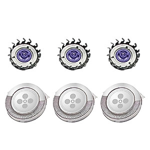 Generic Replacement Heads fit Norelco Philips HQ6 Quadra Action Shavers