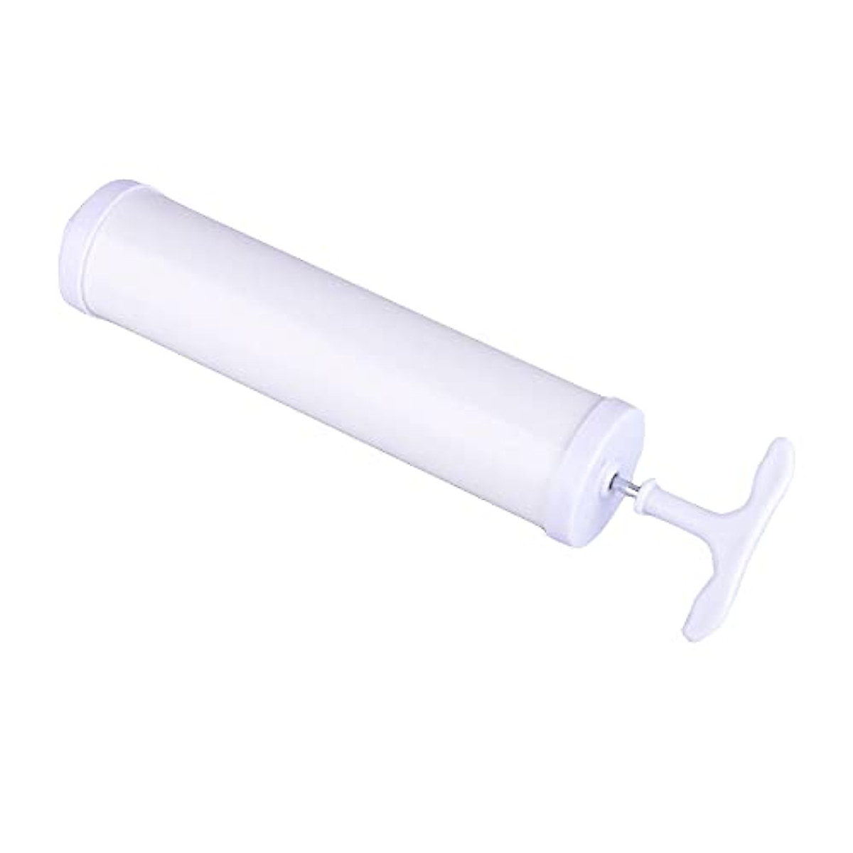 Mallofusa Hand Plastic Compressed Vacuum Space Manual Air Deflation Pump for Vacuum Seal Storage Bags White 9.3 x 1.5 Inch