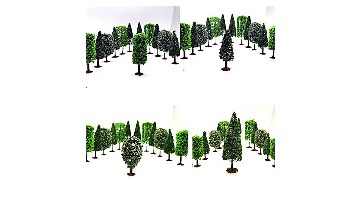 16 PCS Miniature Trees for Stunning Diorama Scenery
