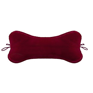 Soft Neck Bone Pillow for Sleeping,Travel Pillow Shaped Bone Neck and Neck Pillow for Recliner Great for Pain Relief. (Burgundy)