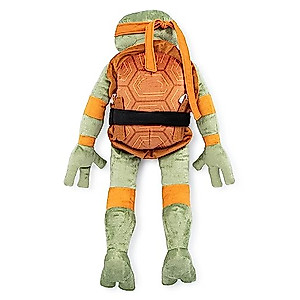 Nickelodeon Teenage Mutant Ninja Turtles Michaelangelo Plush Pillow Buddy - Super Soft Stuffed Character Pillow - Polyester Microfiber, 26 Inches