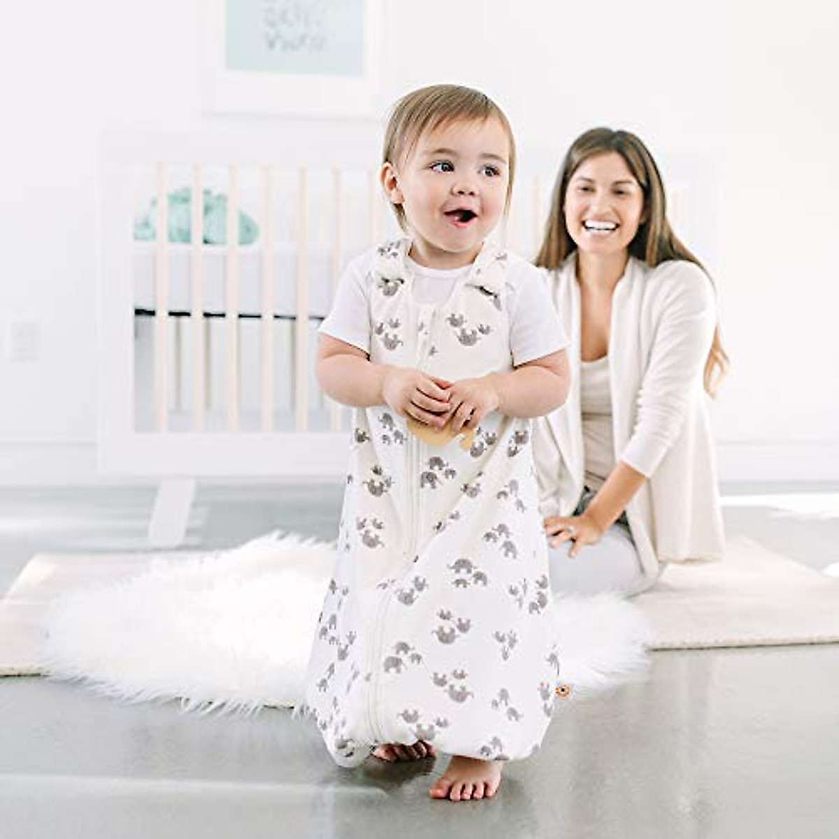 Ergobaby Ergobaby Sleeping Bag On The Move, Large (18 - 36 months), Elephant, 0.5 TOG