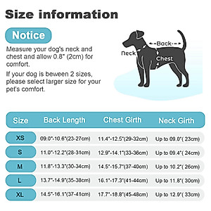 Etdane Dog Recovery Suit After Surgery Onesies Female Male Dog Surgical Vest Pet E-Collar Alternative for Small Medium Dog Pink/X-Large