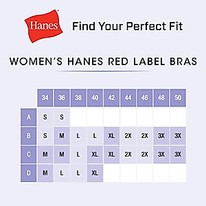 Hanes womens Oh So Light Foam Comfortflex Fit Wirefree Mhg521 Bra, Black/Nude, Large US