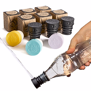 CuloClean Portable Bidet for Toilet, Travel, or Camping. Compatible with Any Plastic Bottle. Discreet, Sanitary or Travel Shower, Attachable Stopper, Backcountry Bidet Nozzle (4 Colors)