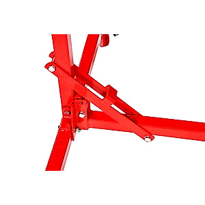 JEGS 81243 Truck Bed Dolly 600 lb. Capacity 51 in. x 44 in. x 12 in. Folded Dime