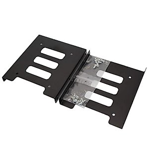 2.5 to 3.5 Hard Drive Adapter, SNANSHI SSD Mounting Bracket SSD HDD Metal Mounting Bracket 2.5 to 3.5 Adapter for PC SSD (Pack of 2)