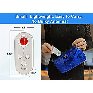 IronClad Family Bug and Hidden Camera Detectors - Motion Sensor,Anti Spy Detector with Infrared Viewfinders - Pocket Sized Hidden Camera Scanner Finder Gadget for Home Office Hotels & Bathrooms