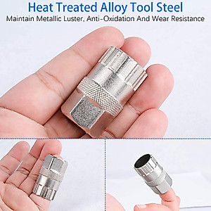 VANICE Bike Freewheel Removal Repair Lockring Tool for Shimano, Sunrace and Other 12 Spline Freewheels