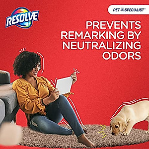 Resolve Pet Specialist Easy Clean Brushing Kit includes Heavy Traffic Foam Carpet Cleaner, 22oz