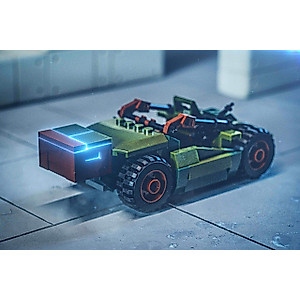 MyBuild Mecha Frame Armed Forces 7002 - Ajax Mech and Army Vehicle Building Toy Military Themed Builing Brick Set