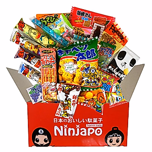 Japanese Snacks Assortment 30pcs "TONO SNACK" Excellent Variety and Delicious Selection of Japanese Dagashi