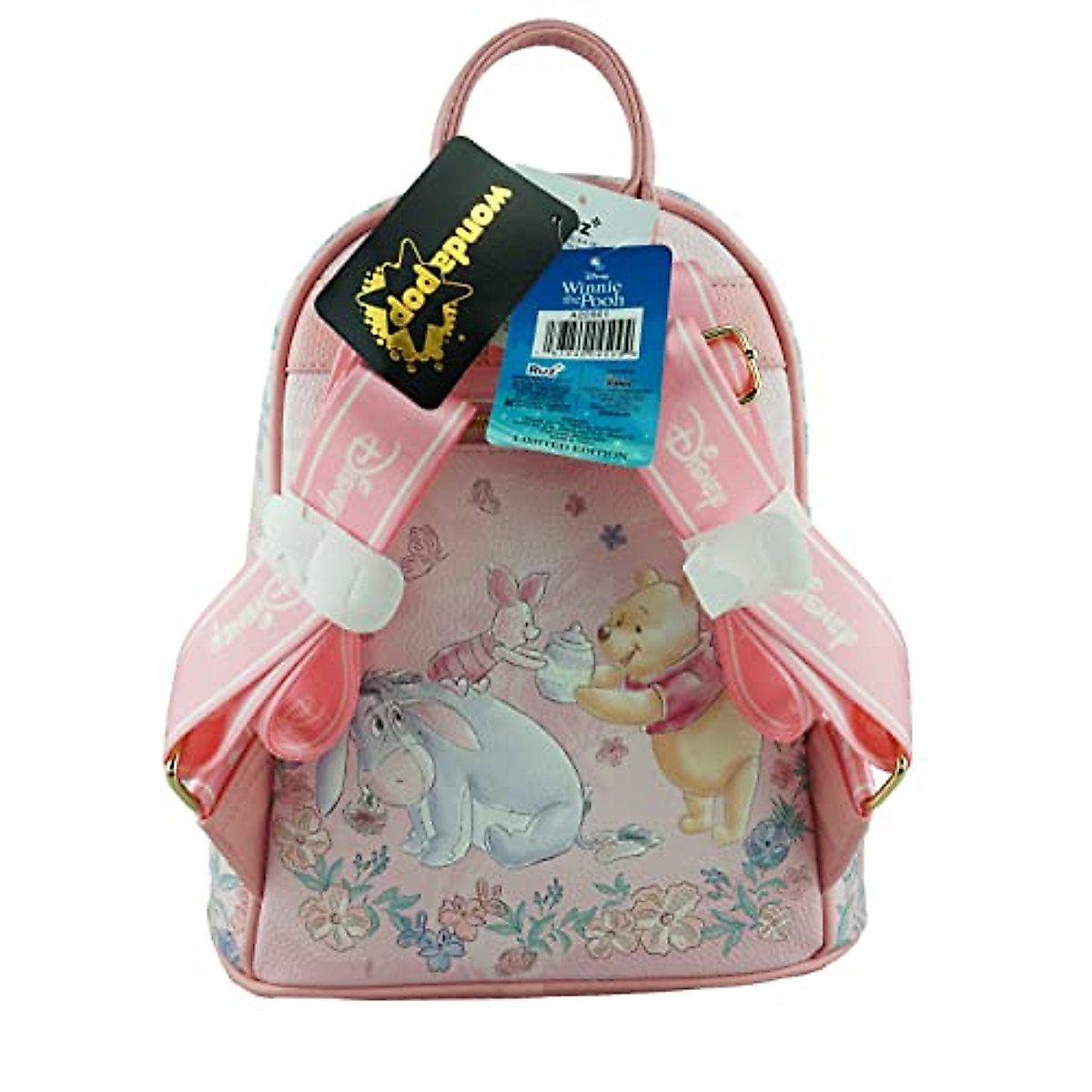 Wondapop Disney Winnie the Pooh Piglet 11" Vegan Leather Fashion Mini Backpack