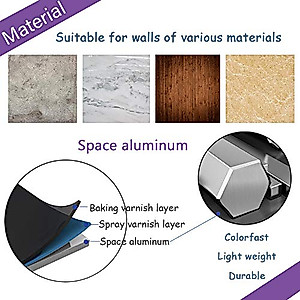 Spotact Wall Mounted Coat Rack, 4 Dual Hooks for Hanging Coats Black Towel Hanger 13.8”x1.3” Anti-Rust Clothes Hook for Entryway, Bathroom, Room, Kitchen (4 Hooks(2 Packs))