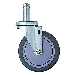 Omega 24" Deep x 72" Wide x 80" High 3 Tier Solid Galvanized Mobile Shelving Unit with 1200 lb Capacity