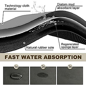 2023 New Fantasy Style Draining Mat,Powerful Absorbent Dish Drying Mat,Vintage Plates kitchen drying mat,Soft Diatom Mud Non-slip Drain Pad Quick Dry Mat for Kitchen Counter (D, 15.75×19.68 inch)