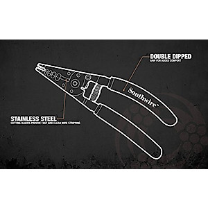Southwire - 58277940 Tools & Equipment S612STR 4-10 AWG SOL & 6-12 AWG STR Ergonomic Handles Wire Stripper/Cutter