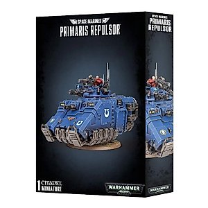 Games Workshop 99120101192" Space Marines Primaris Repulsor Plastic Kit, Black