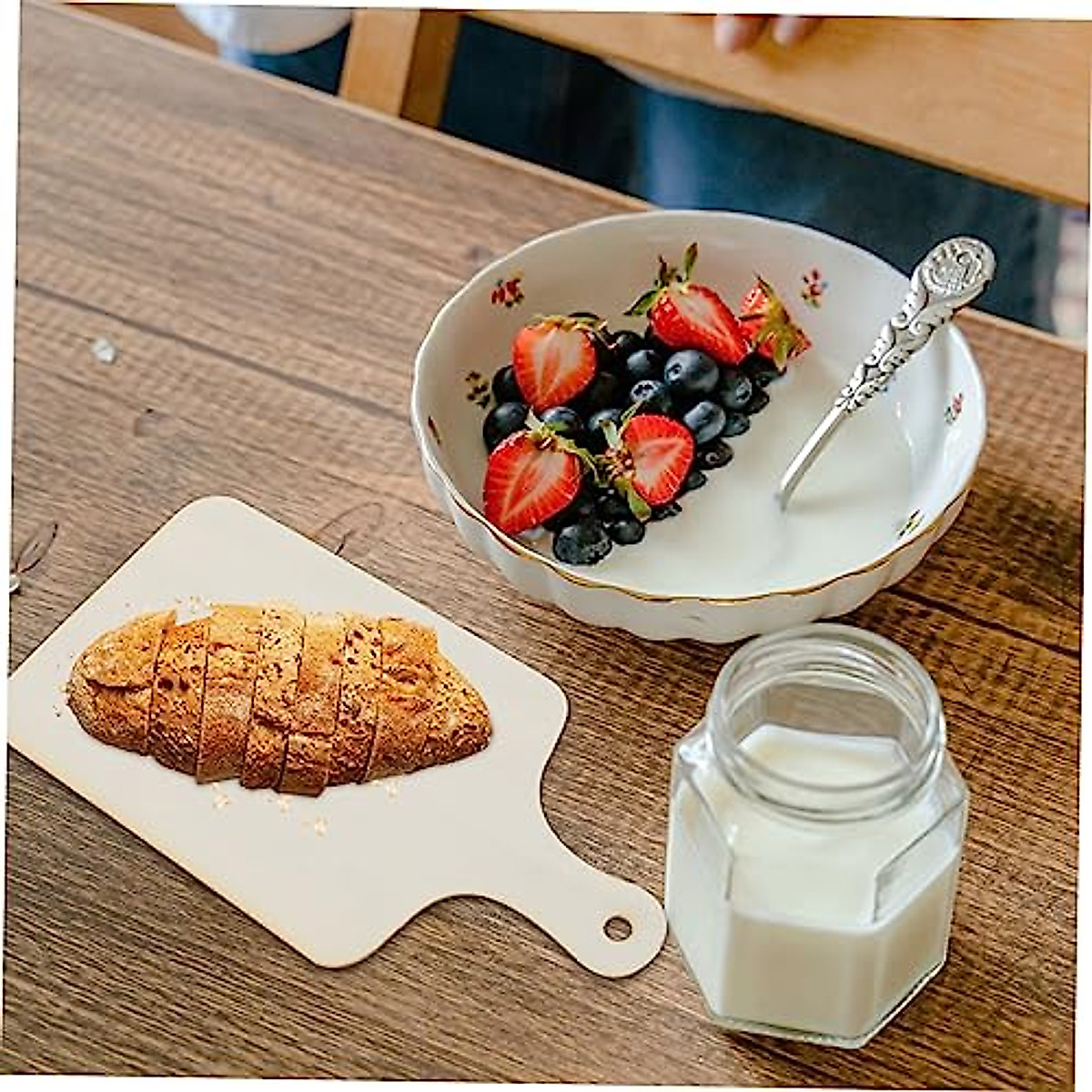 OKUMEYR 3pcs DIY Tray Cheese Knife Cutting Board Countertop Wood Chopping Board Sushi Tray Wooden Serving Platter Fruit Trays Blank Wood Tray Wood Breadboard Wooden Cake Board Paddle Board