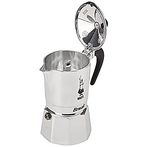 Bialetti, 06774, Moka Cafe 3 cup, Stove Top Espresso Maker, Black