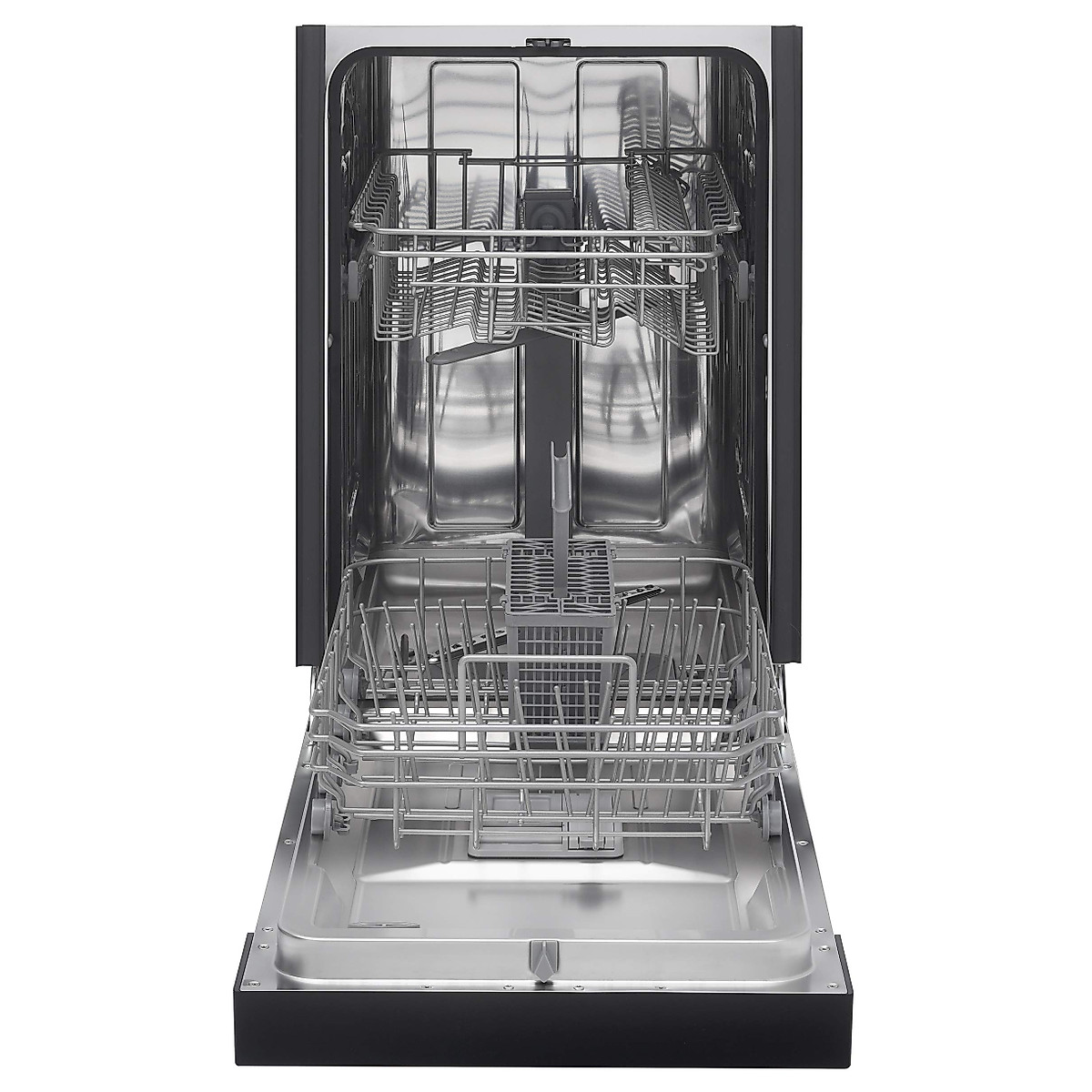 Danby 18 Inch Built in Dishwasher, 8 Place Settings, 6 Wash Cycles and 4 Temperature + Sanitize Option, Energy Star Rated with Low Water Consumption and Quiet Operation - Black (DDW1804EB)