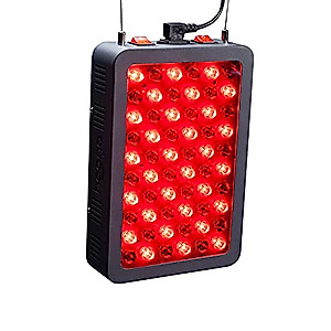 Hooga Red Light Therapy Device for Face, Body. Red Near Infrared 660nm 850nm, 60 Clinical Grade LEDs, High Power Output Panel. Improve Sleep, Pain Relief, Skin Health, Anti-Aging, Energy, Recovery.