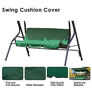 Foviza Porch Swing Cover Swing Canopy Ceiling Cover Outdoor Swing Canopy Replacement Outdoor Waterproof Swing Covers For Patio/Lawn/Garden Swing Cushion