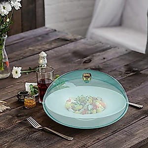 BESTonZON 1pc for Fruit Cloche Cuake Lid Home Household Umbrella Basting Restaurant Insulation Melting Microwave from Pan Oven Cheese Accessories to Convenient Plastic Clear Tent Outdoor