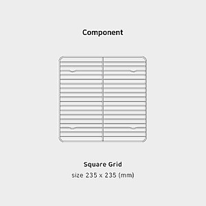 Stainless Steel Square Grid for Square Tray from Korea