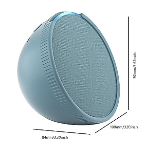 sikiwind Speaker Cover, Silicone Au-dio Box Cover Case Waterproof Speaker Protective Sleeve Shockproof Anti Drop Accessories for Amazon Echo Pop