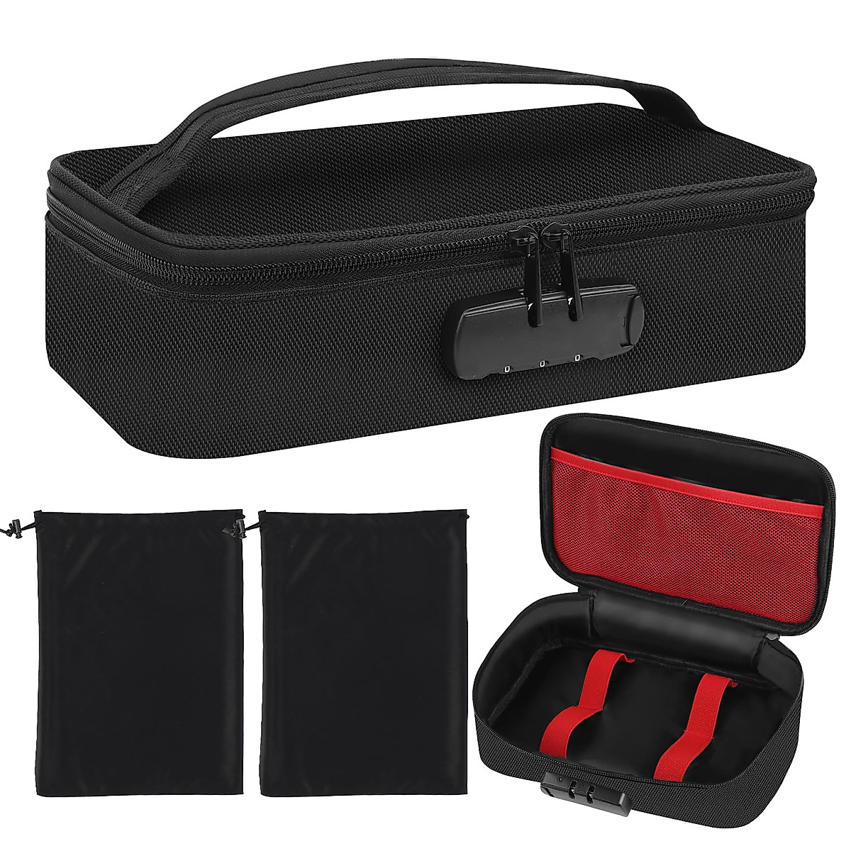 JINXOLET discreet lockable storage toy bag box organizer container