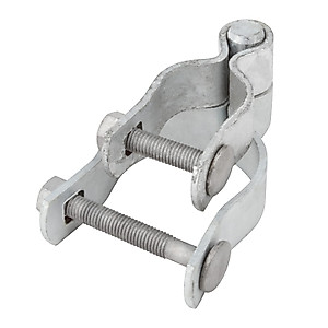 GBGS 4 Sets 2-3/8" x 1-3/8" Chain Link Fence Gate Post Hinge,Cattle Corral Rail Hinge,Max Load 220lb