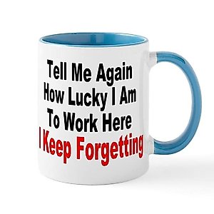 CafePress I LOVE MY JOB Mug Ceramic Coffee Mug, Tea Cup 11 oz