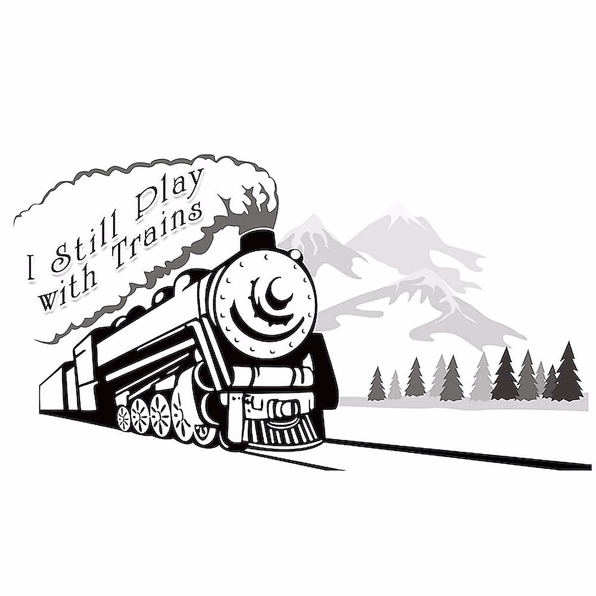 CafePress Still Play With Trains Mug Ceramic Coffee Mug, Tea Cup 11 oz